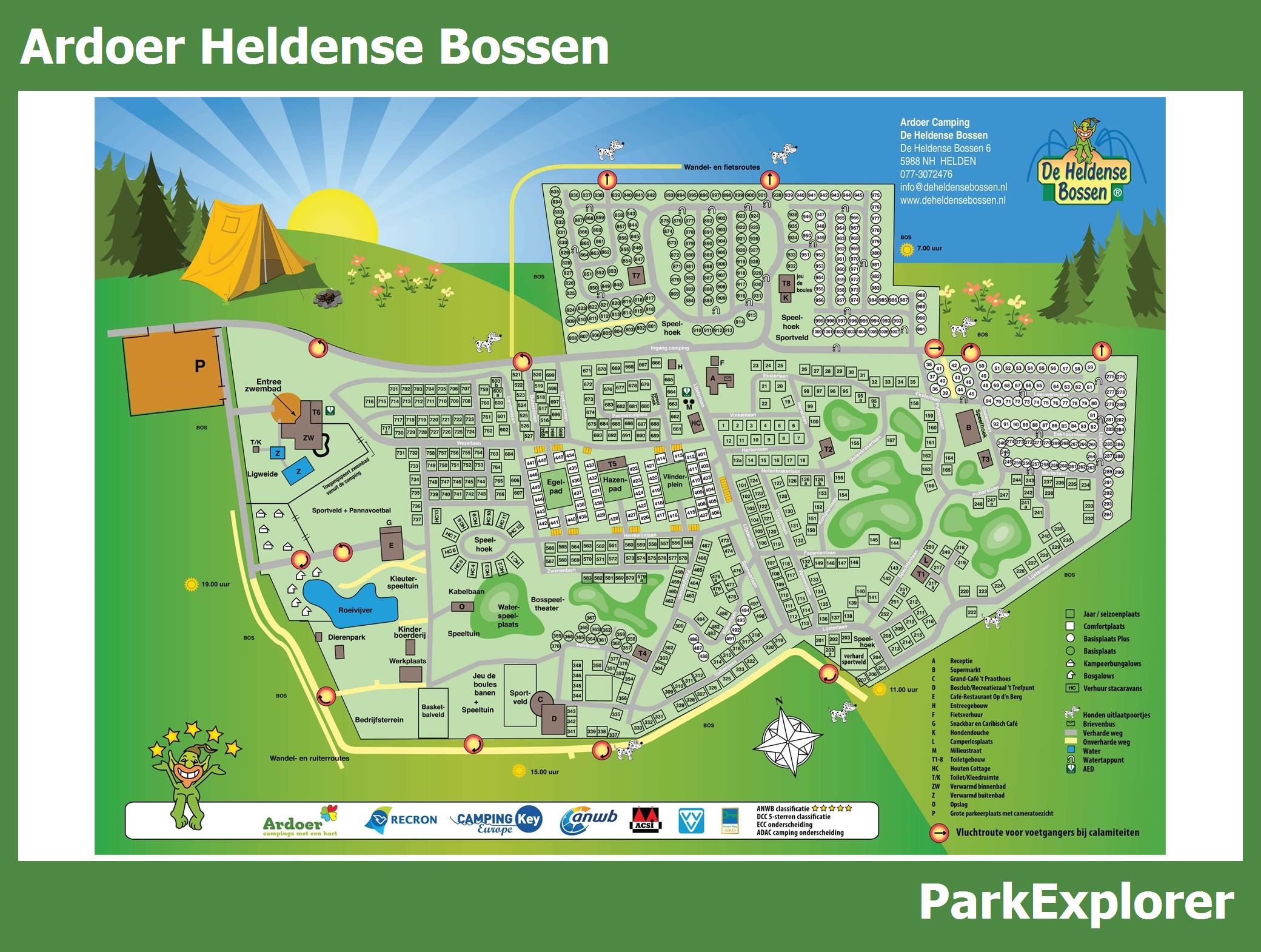 Plattegrond van Ardoer Heldense Bossen | ParkExplorer