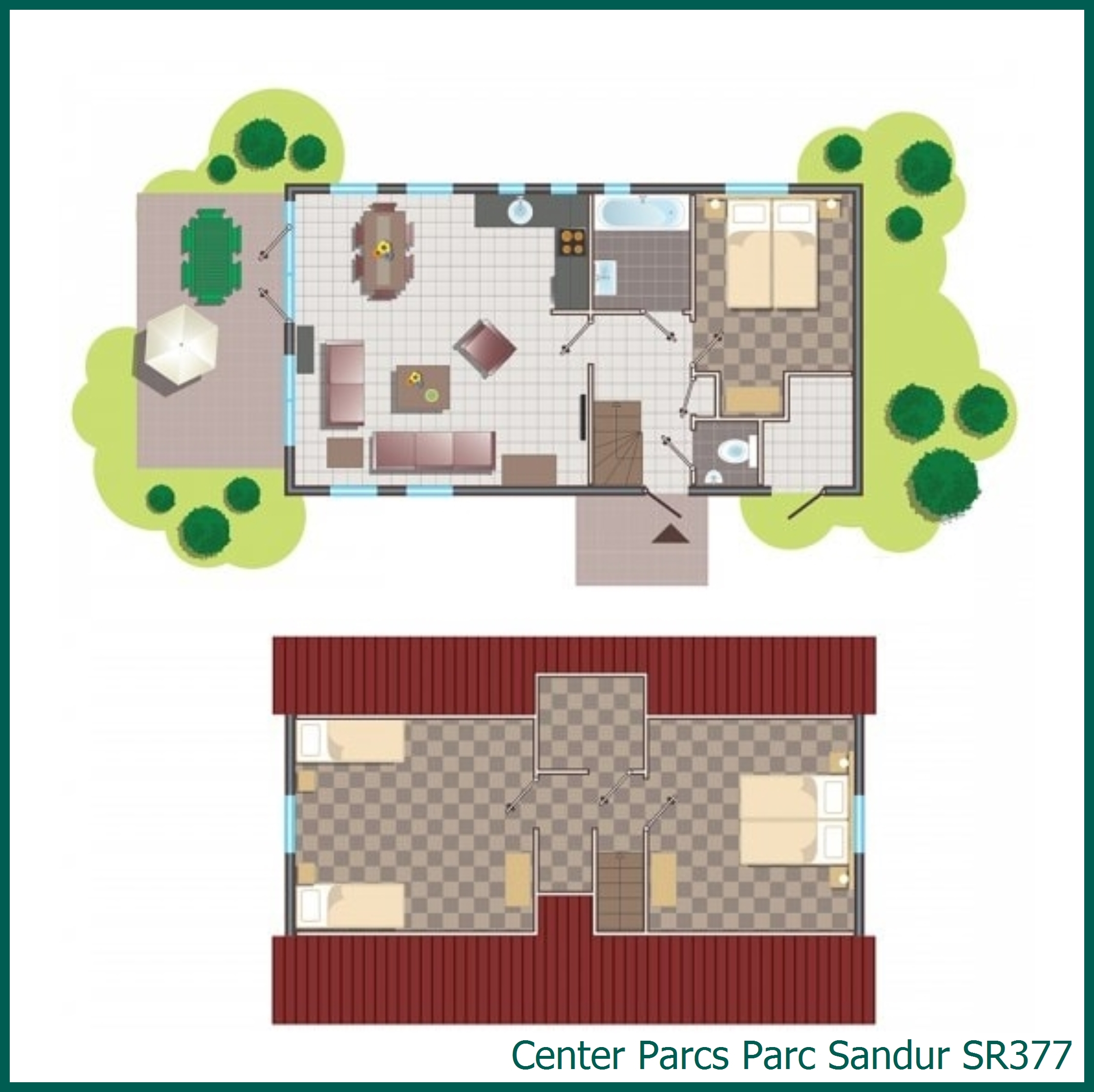 SR377 - Center Parcs Parc Sandur pour 6 personnes de Center Parcs Parc ...
