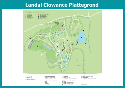 Plattegrond van Landal Clowance - ParkExplorer