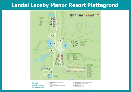 Plattegrond van Landal Laceby Manor Resort | ParkExplorer