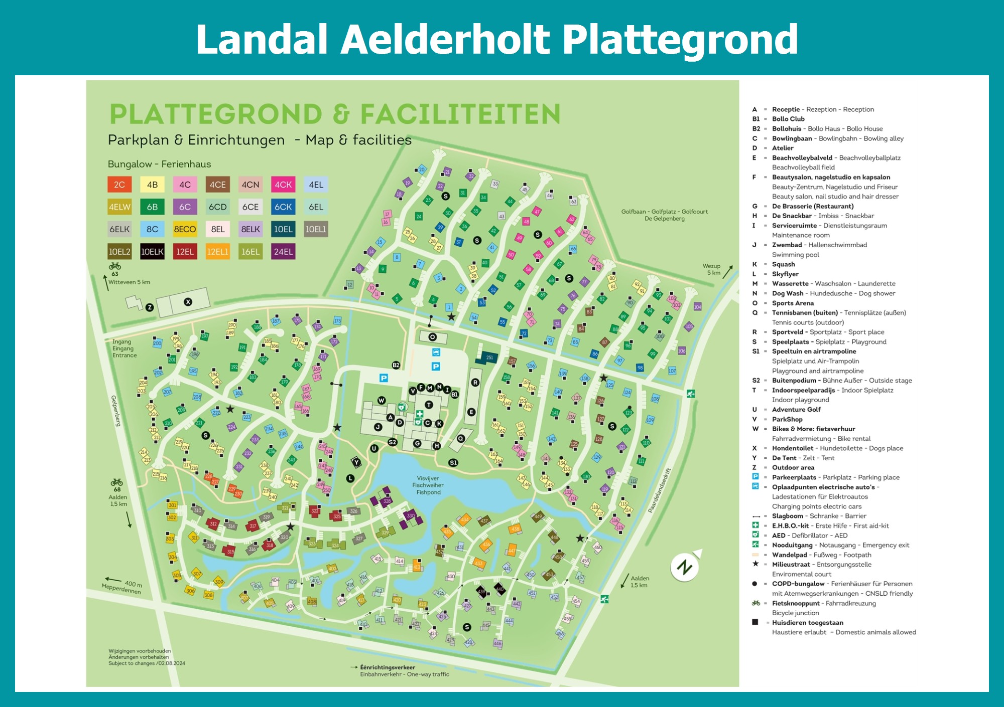 Plattegrond van Landal Aelderholt | ParkExplorer